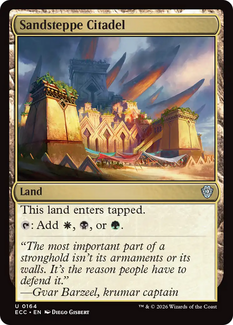 Sandsteppe Citadel [Lorwyn Eclipsed Commander] | Good Games TCG