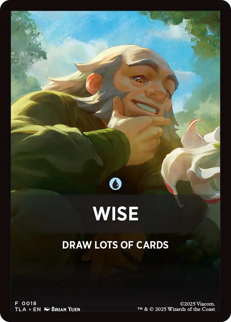 Wise Theme Card [Avatar: The Last Airbender Tokens] | Good Games TCG