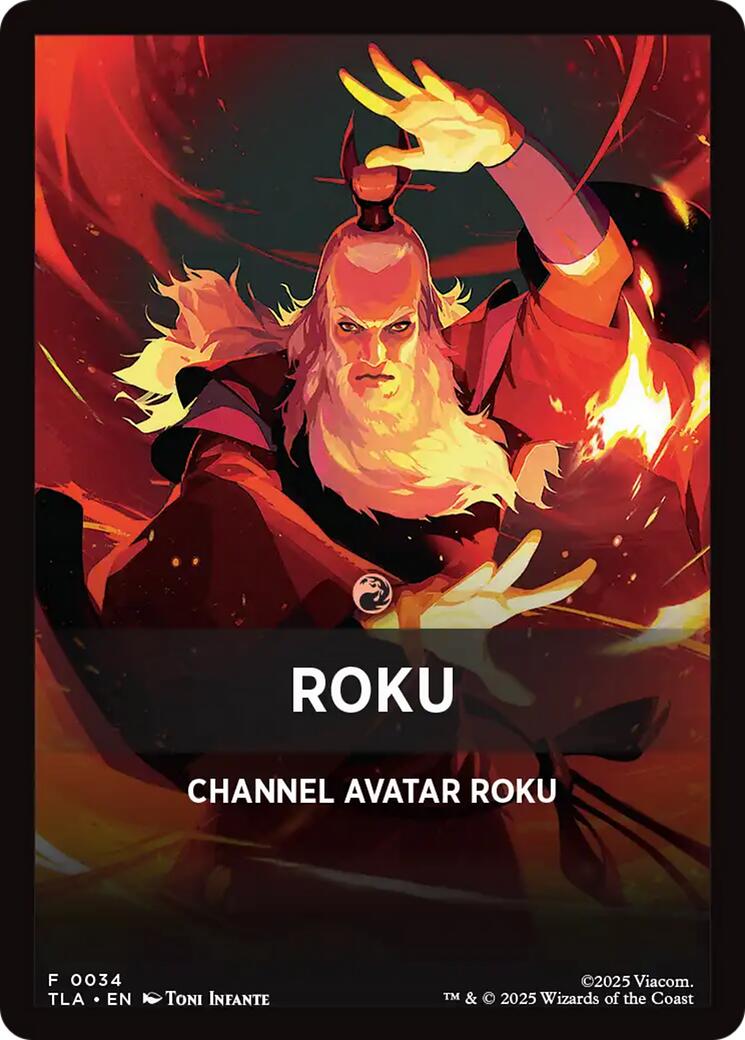 Roku Theme Card [Avatar: The Last Airbender Tokens] | Good Games TCG