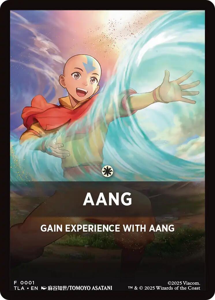 Aang Theme Card [Avatar: The Last Airbender Tokens] | Good Games TCG