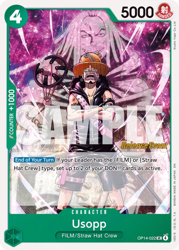 Usopp [The Azure Sea's Seven Release Event Cards] | Good Games TCG