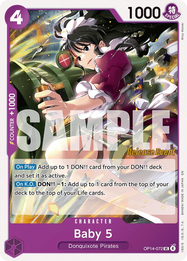 Baby 5 [The Azure Sea's Seven Release Event Cards] | Good Games TCG