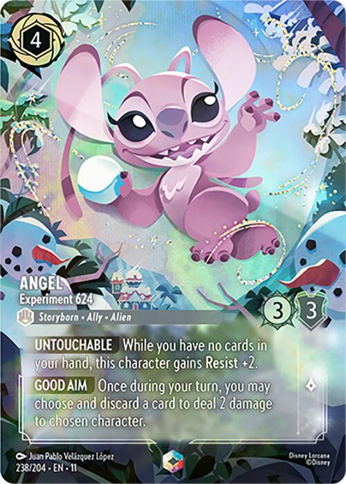 Angel - Experiment 624 (Enchanted) (238/204) [Winterspell] | Good Games TCG