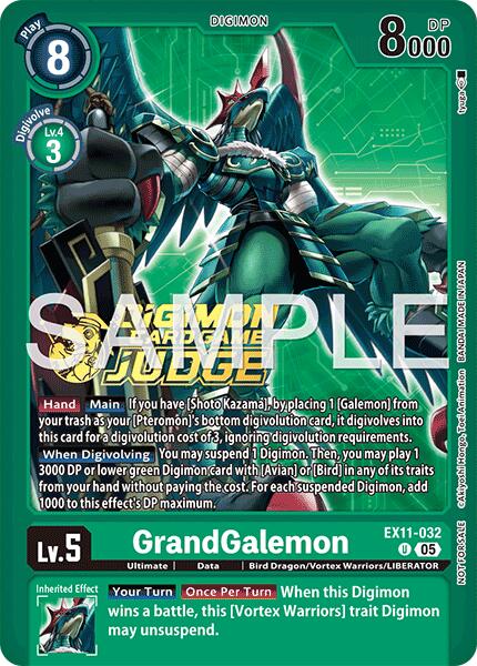 GrandGalemon [EX11-032] (Judge Pack 9) [Dawn of Liberator] | Good Games TCG
