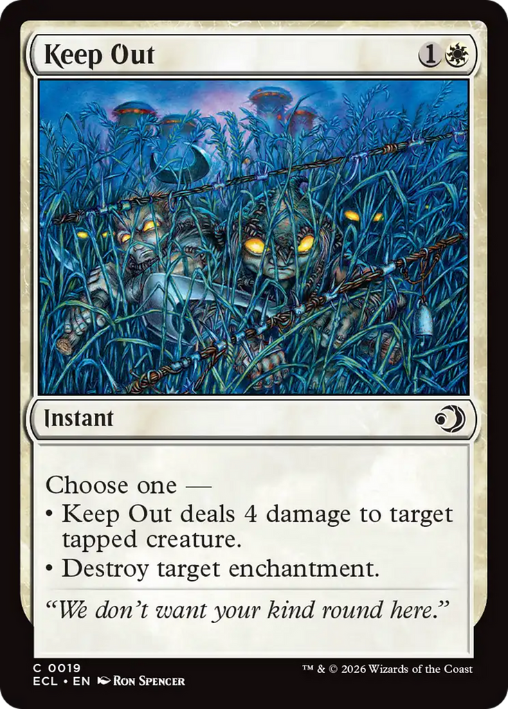 Keep Out [Lorwyn Eclipsed] | Good Games TCG
