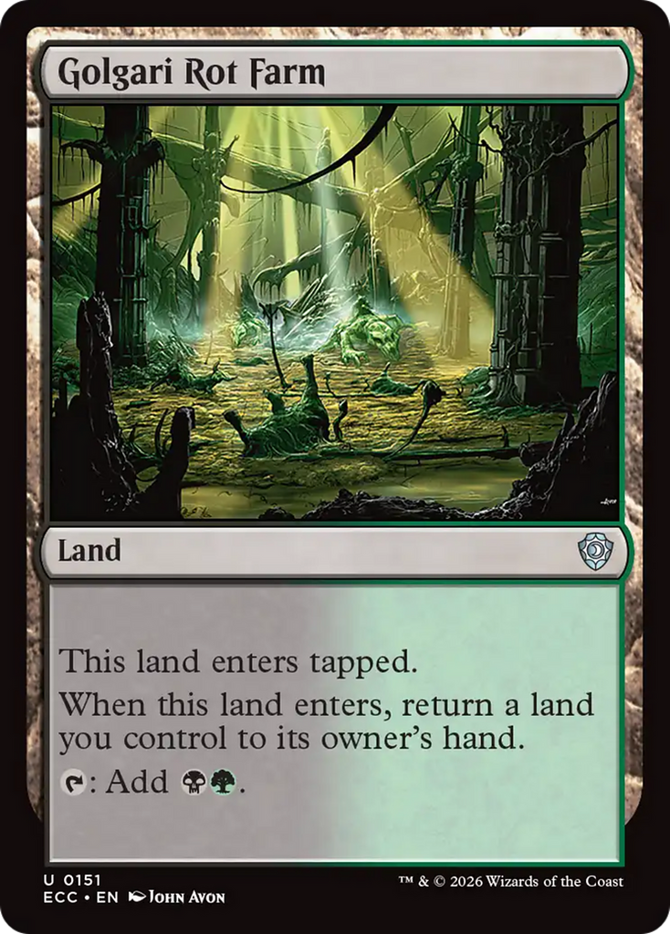 Golgari Rot Farm [Lorwyn Eclipsed Commander] | Good Games TCG