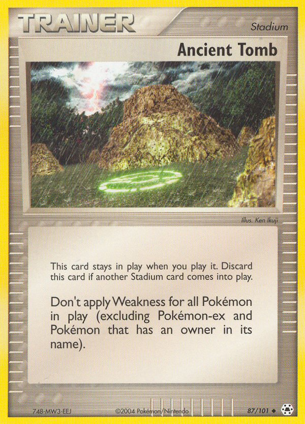Ancient Tomb (87/101) [EX: Hidden Legends] | Good Games TCG