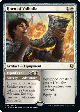 Horn of Valhalla // Ysgard's Call [Commander Legends: Battle for Baldur ...