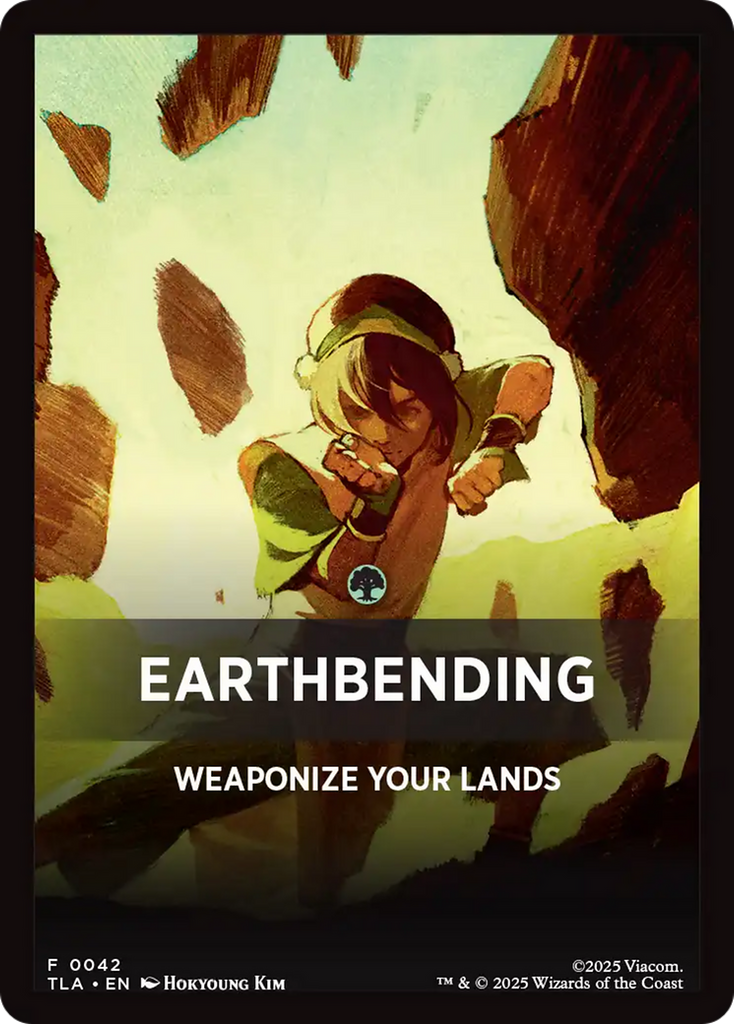 Earthbending Theme Card (0042) [Avatar: The Last Airbender Tokens ...