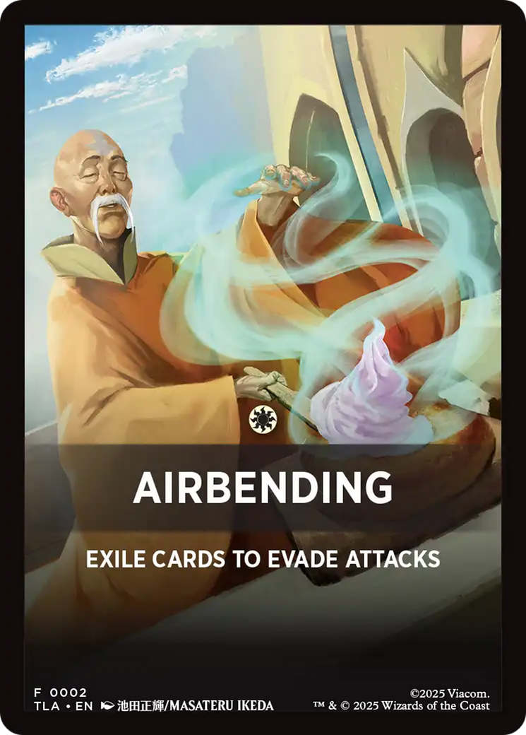 Airbending Theme Card [Avatar: The Last Airbender Tokens] | Good Games TCG